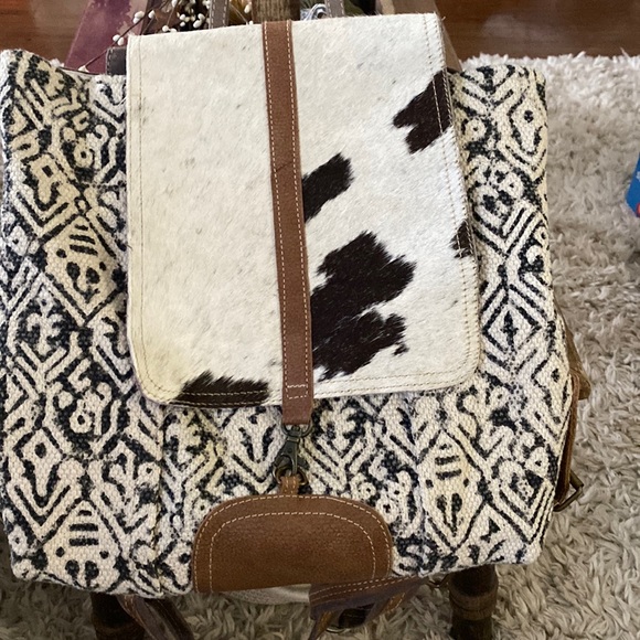 Myra Bag | Bags | Myra Bag Cotton And Leather Backpack | Poshmark